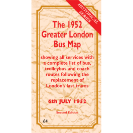 The 1952 Greater London Bus Map | Stanfords