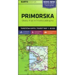 Primorska - Trieste Kartografija Tourist Map-Guide Set | Stanfords