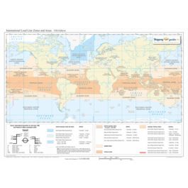 International World Load Line Zones and Areas Map | Stanfords