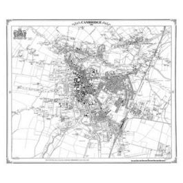 Cambridge 1886 Heritage Cartography Victorian Town Map | Stanfords