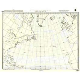 Gnomonic Chart 5095 - N Atlantic for Great Circle sailing | Stanfords