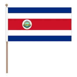Costa Rica hand flag | Stanfords
