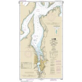 NOAA Chart 18456 - Olympia Harbor and Budd Inlet | Stanfords
