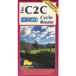 The C2C Cycle Route - Footprint Map-Guide to the 138 mile Sea to Sea ...