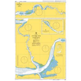 Admiralty Chart 3305 - Chanomi Creek and Warri River | Stanfords