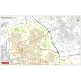 London: Havering (Northern Sheet) Borough Map - Stanfords Print on ...