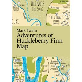 Mark Twain: Adventures of Huckleberry Finn Map | Stanfords