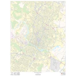 Austin, Texas Inner Metro - Portrait | Stanfords