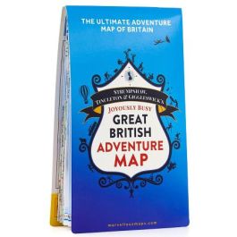 ST&G's Joyously Busy Great British Adventure Map | Stanfords