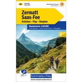 Zermatt - Saas Fee: Grächen - Visp - Simplon, Switzerland [24] Kümmerly ...