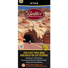 Utah G1 Butler Motorcycle Maps | Stanfords