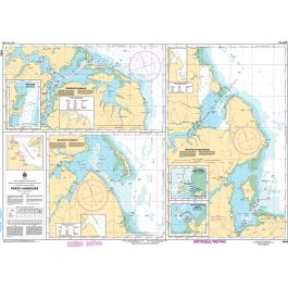 CHS Chart 4909 - Northumberland Strait Western Portion, Ports an ...