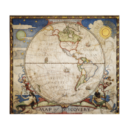 Map of Discovery, Western Hemisphere | Stanfords