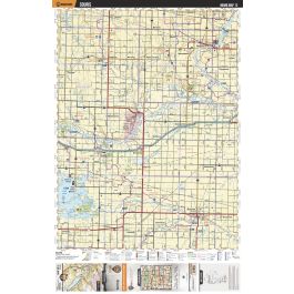 MBMB12 Souris - Manitoba Backroad Mapbook Topo | Stanfords