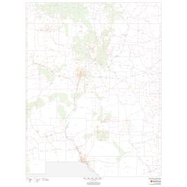 New Mexico ZIP Code Map | Stanfords