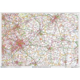 Nottingham - NG - Postcode Wall Map | Stanfords