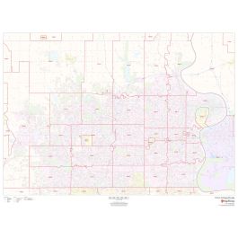 Omaha, Nebraska ZIP Codes Map | Stanfords