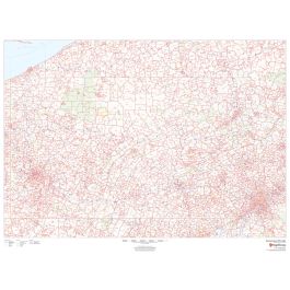 Pennsylvania ZIP Code Map | Stanfords