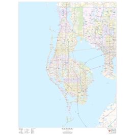 Pinellas County, Florida Map | Stanfords