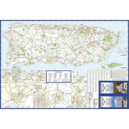 Puerto Rico Road Map | Stanfords