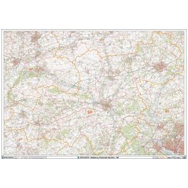 Salisbury - SP - Postcode Wall Map | Stanfords