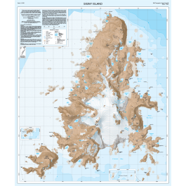 South Orkney Islands and Signy Island Wall Map | Stanfords