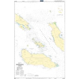 Admiralty Chart SLB304 - Solomon Islands, Indispensable Strait | Stanfords