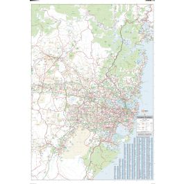 Sydney & Region Wall Map | Stanfords