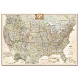 United States Executive [Enlarged] Map | Stanfords
