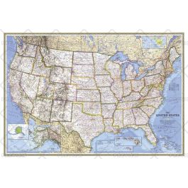United States - Published 1993 Map | Stanfords