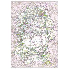 Wiltshire County Map | Stanfords