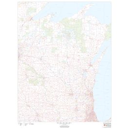 Wisconsin ZIP Code Map | Stanfords