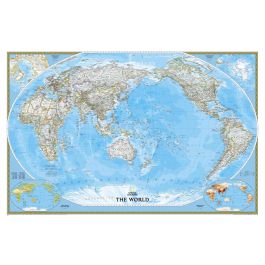 World Classic, Pacific Centered Map | Stanfords