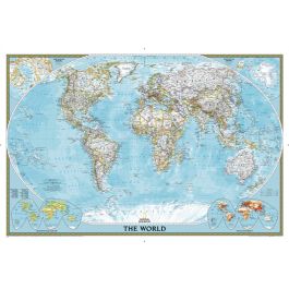 World Classic [Poster Size] Map | Stanfords