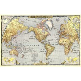 World Map - Published 1943 Map | Stanfords