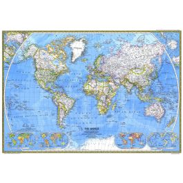 World - Published 1981 Map | Stanfords