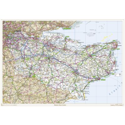 County Map Of Maidstone Kent England Sessions House The Wine Weekend