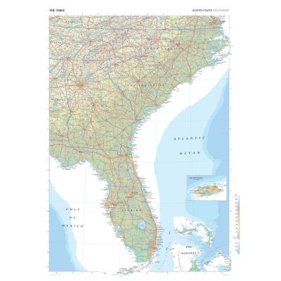 Map Of Southeast Us Vintage Map Of The Southeastern U.S. By Adam Shaw