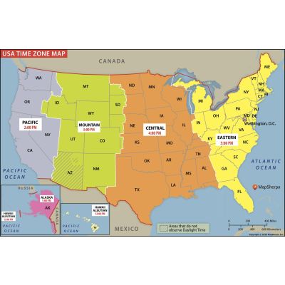 Western Usa Time Zone