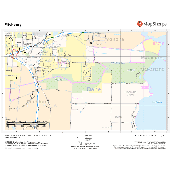 USA Streets Index map | Stanfords