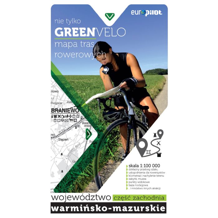 North West Warmia-Masuria Cycling Map | Stanfords