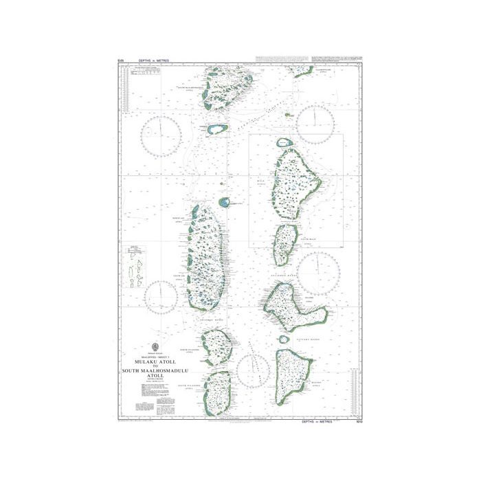 Admiralty Chart 1013 - Mulaku Atoll to South Maalhosmadulu Atoll ...