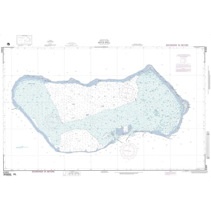 NGA Chart 81604 - Wotje Atoll: Marshall Islands | Stanfords
