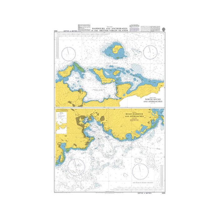 Admiralty Chart 2020 - Harbours and Anchorages in the British Virgin ...