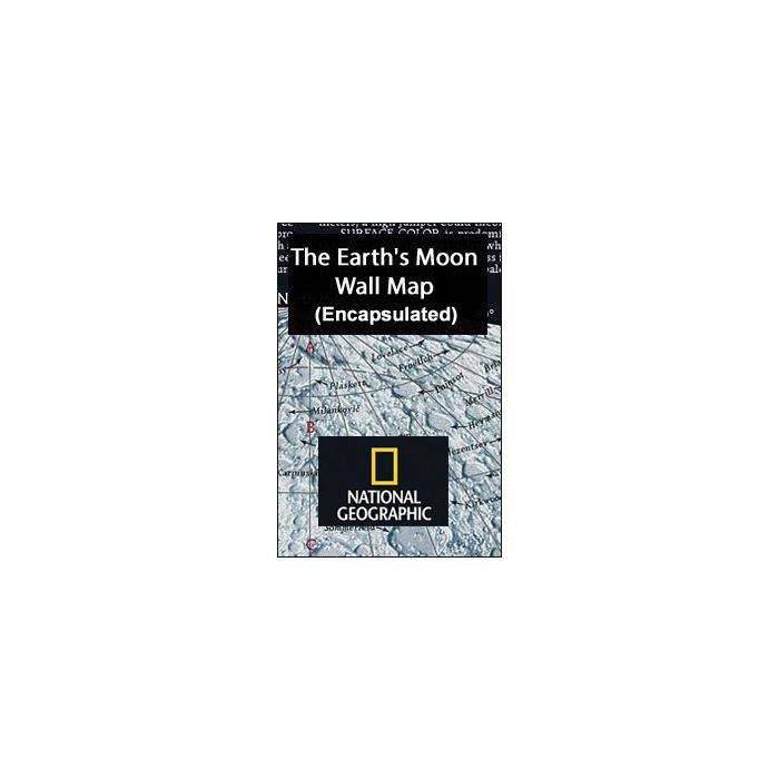 The Earth's Moon 108 x 72 cm Encapsulated Wall Map | Stanfords