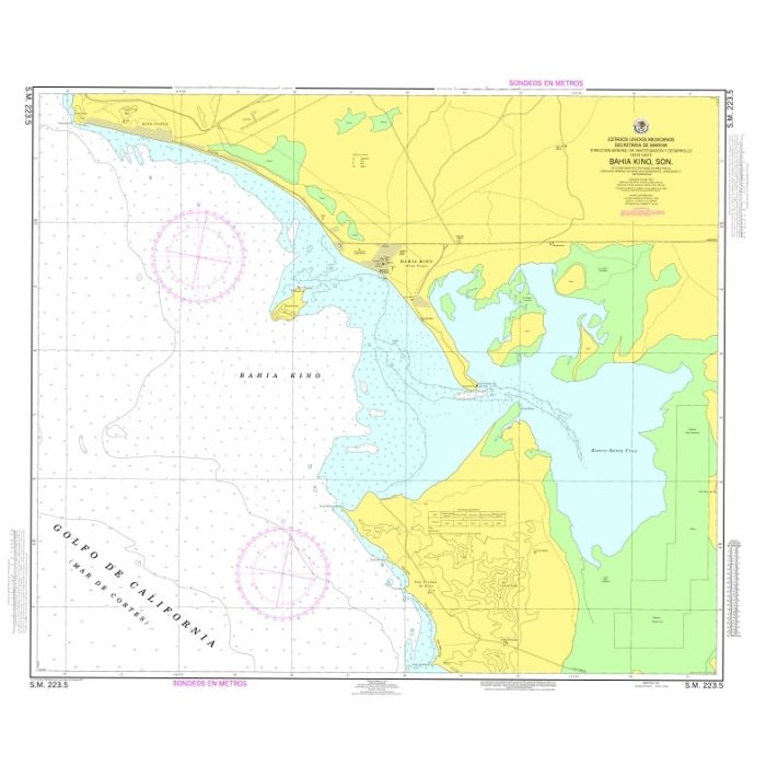 SEMAR Chart 223.5 - Bahia Kino, Sonora | Stanfords