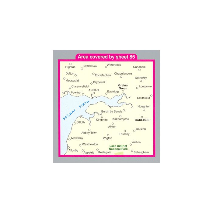 Carlisle and Solway Firth 1868-1925 (3-map set) | Stanfords