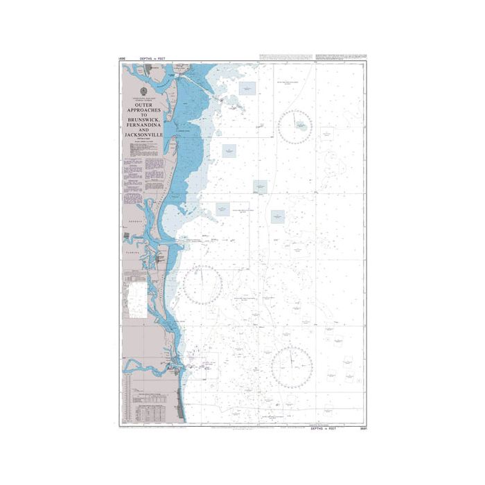 Admiralty Chart 3691 - Outer Approaches to Brunswick - Fernandina and ...