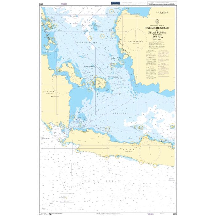Admiralty Chart 2470 - Singapore Strait to Selat Sunda including Java ...