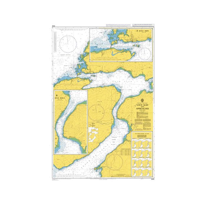 Admiralty Chart 2540 - Loch Alsh and Approaches | Stanfords